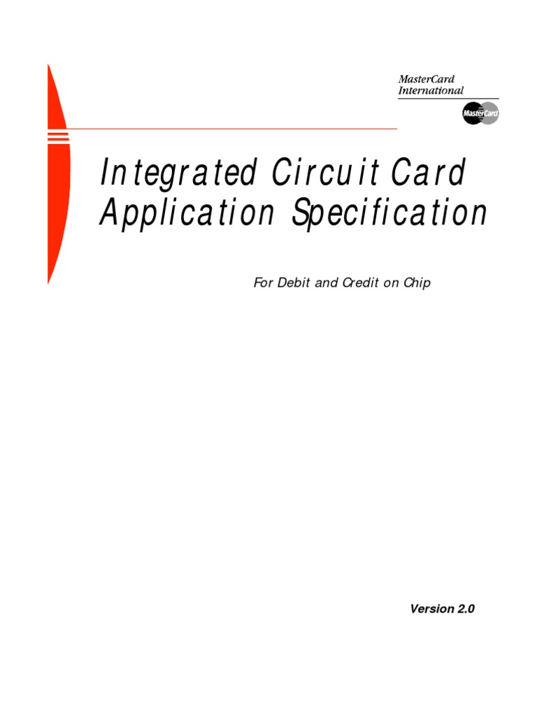 Master Card Icc Card | PDF | Emv | Personal Identification Number
