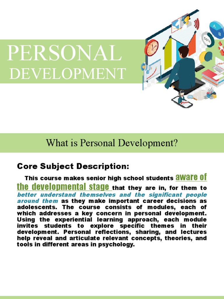 Personal Development as a Core Subject | PDF