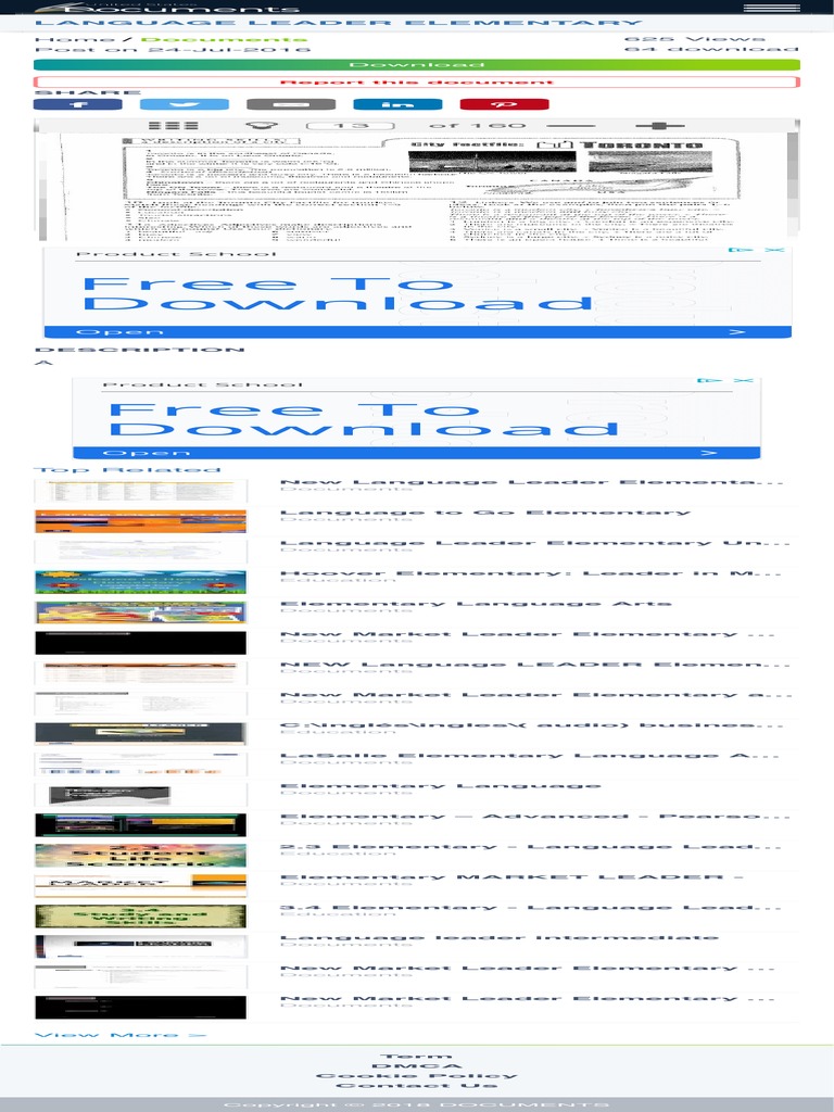 Language Leader Elementary - (PDF Document) | PDF