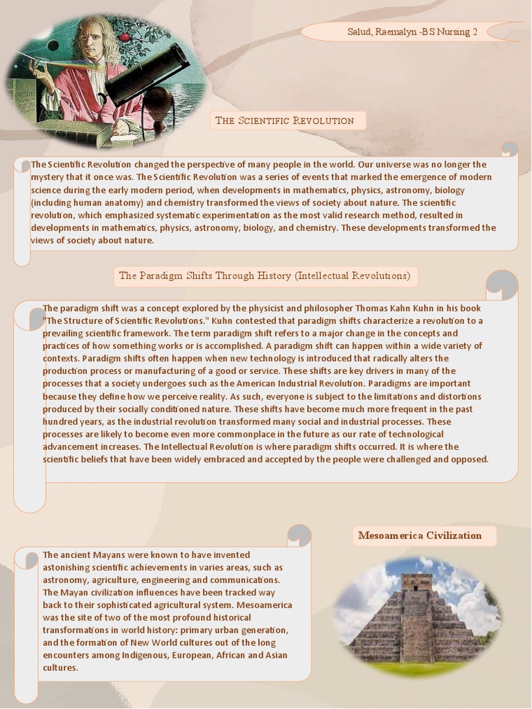 Compose A Historical Vignette With Dialogues About The Â Paradigm ...