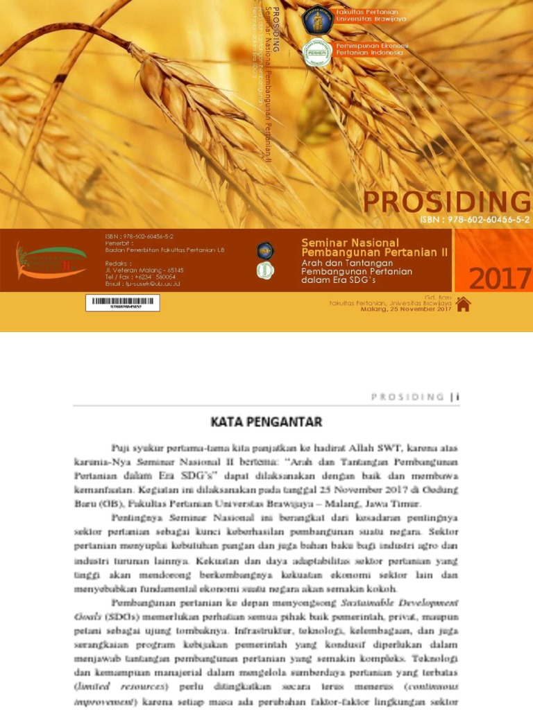 Optimalisasi Suplai Bahan Baku Tebu Prosiding | PDF