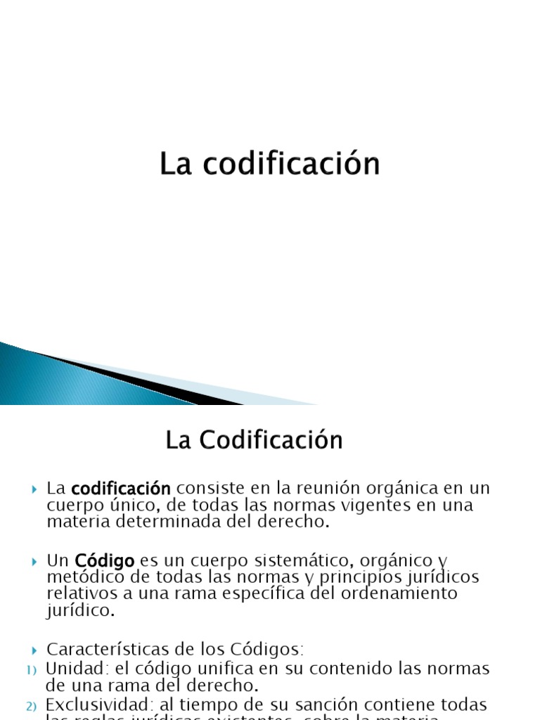 La Codificación | PDF | Justicia | Crimen y violencia