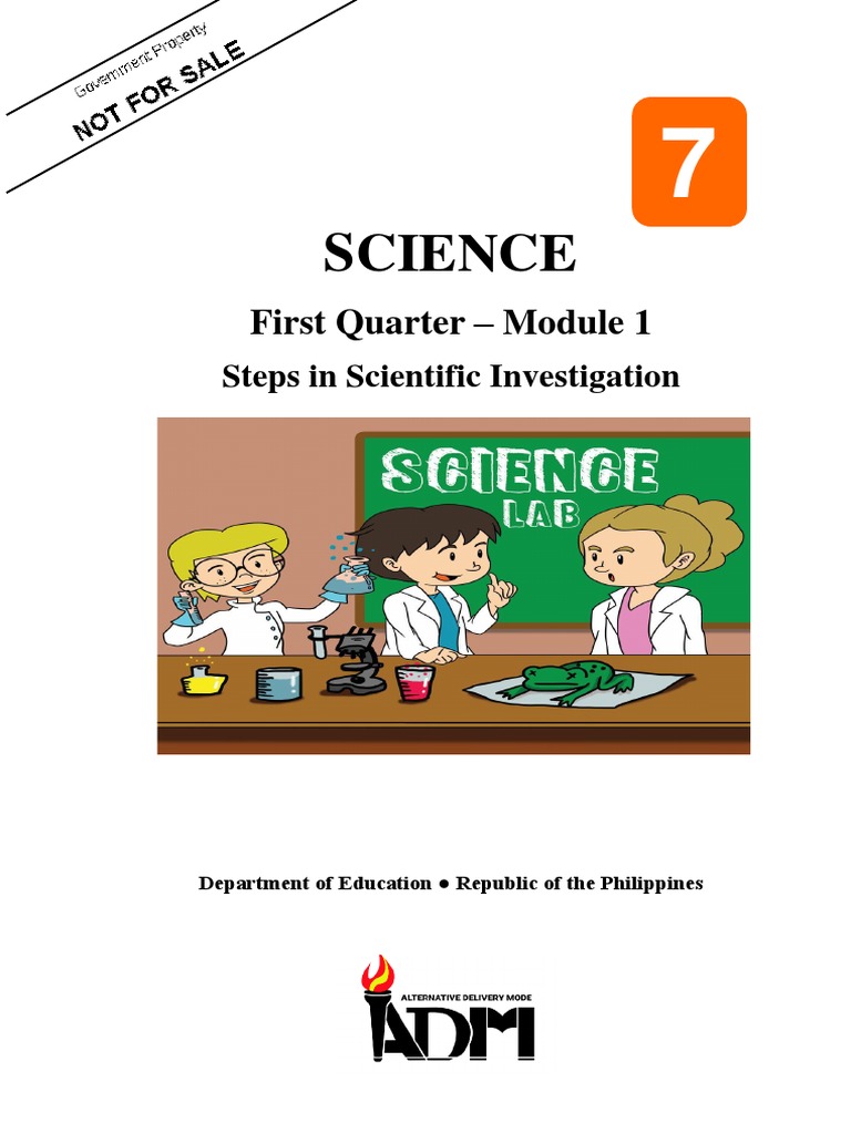 Science 7 Module Q1 - Final Print | PDF | Chemical Elements | Experiment