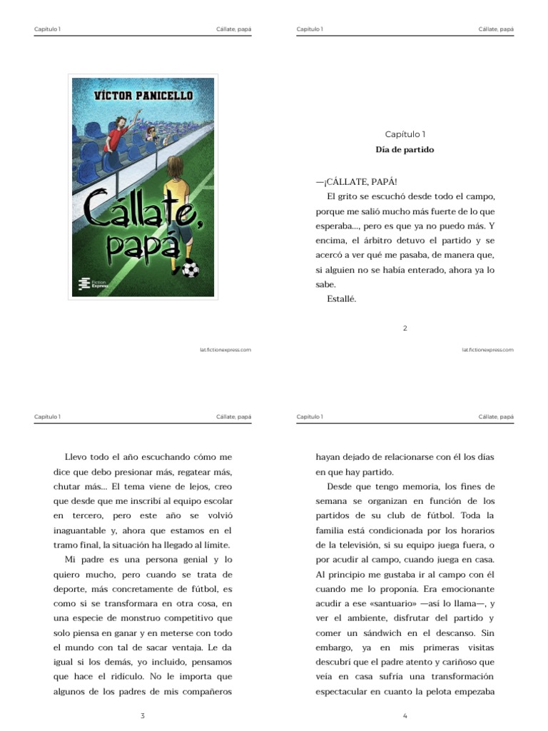 Callate Papa Capitulo 1 Horizontal | PDF | Asociación de Futbol | Deportes