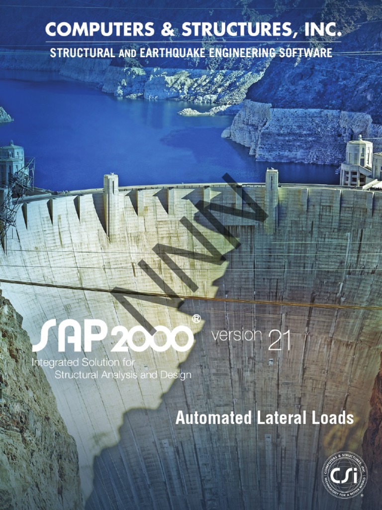 Lateral Loads Manual SAP 2000 | Download Free PDF | Copyright | Software