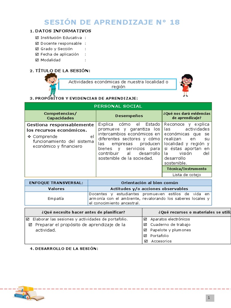 Parte 2 - Sesiones de Aprendizaje - Experiencia de Aprendizaje IV | PDF | Aprendizaje | Maestros