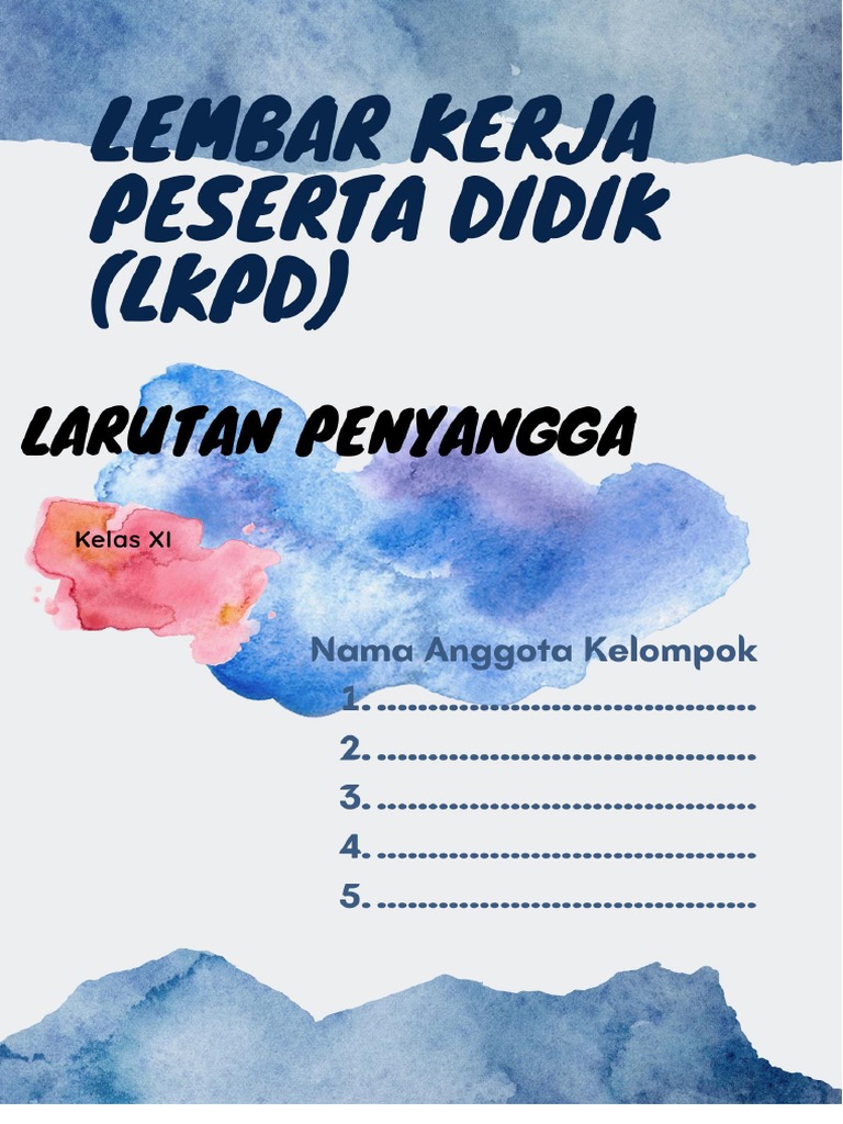 LKPD Larutan Penyangga | PDF