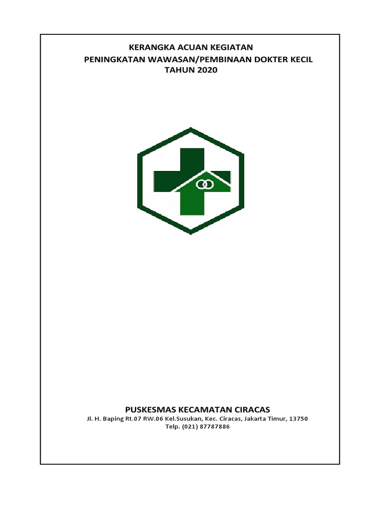 KAK UKS Pembinaan Dokcil 2020 | PDF
