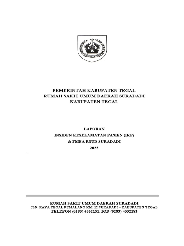 Laporan Ikp & Fmea 2022 | PDF