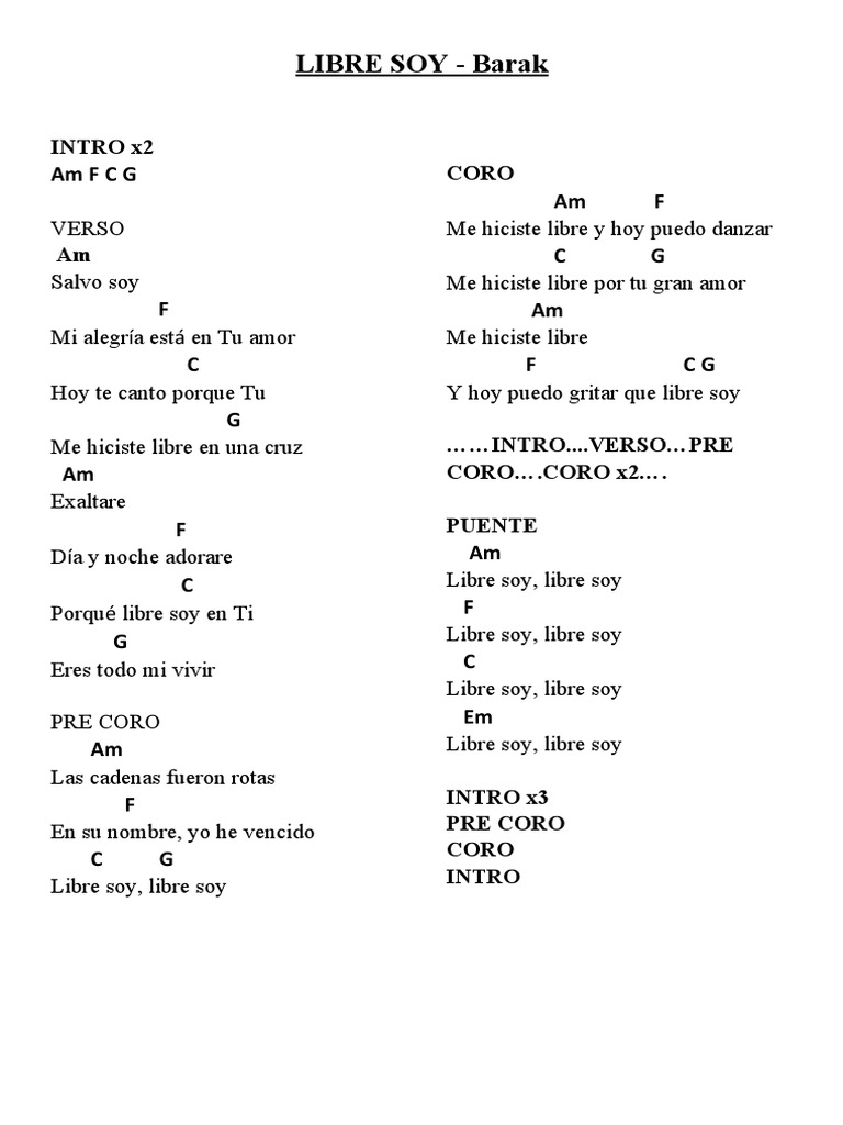 Libre Soy Barak | PDF