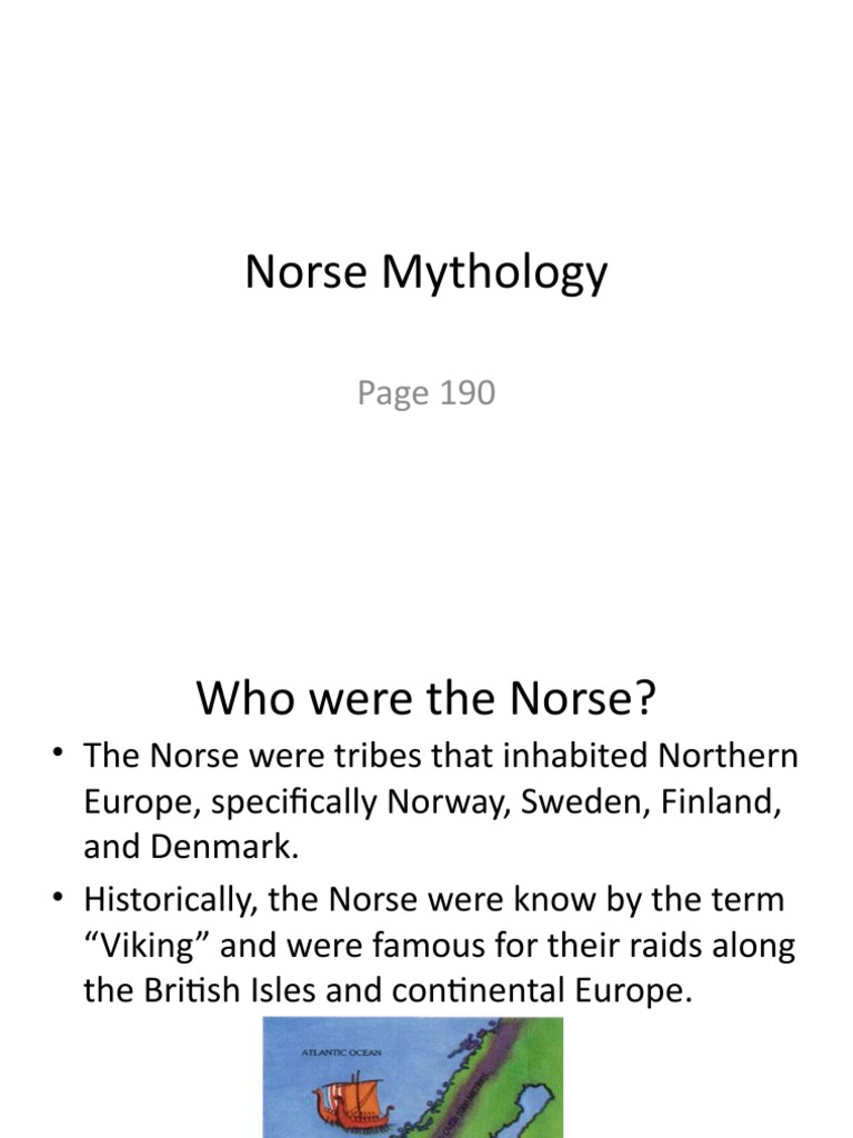 Norse Mythology Intro | PDF | Norse Mythology | Æsir