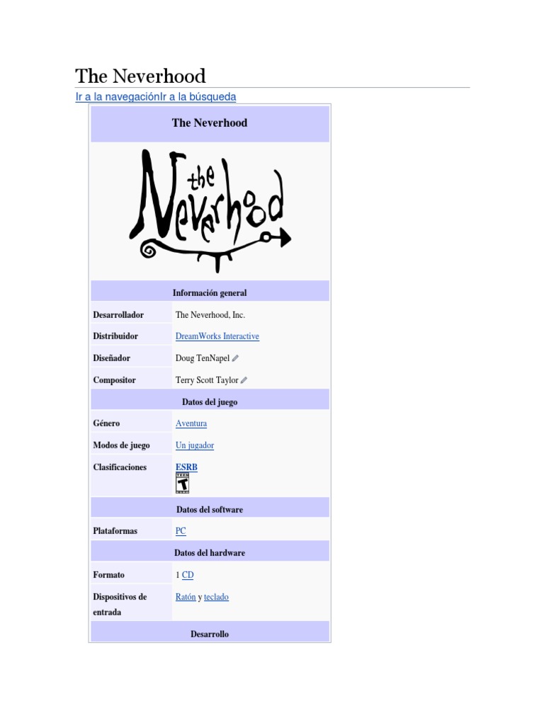 The Neverhood | PDF