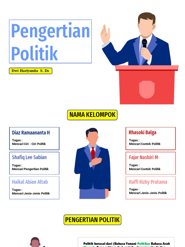 Pengertian dan Jenis-Jenis Politik | PDF