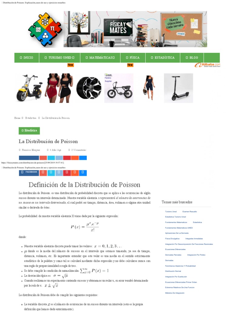 LC Distribución de Poisson Explicación, Casos de Uso y Ejercicios ...