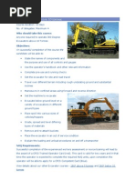 Excavator Written Test | PDF | Test (Assessment) | Multiple Choice