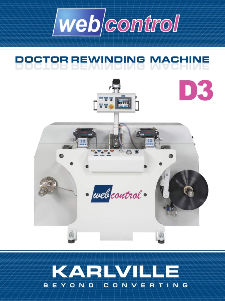 Rewinding Machines DOCTOR-300FB (D3) | PDF