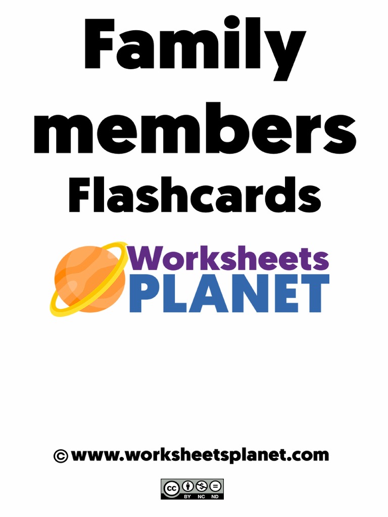 Family Flashcards | PDF