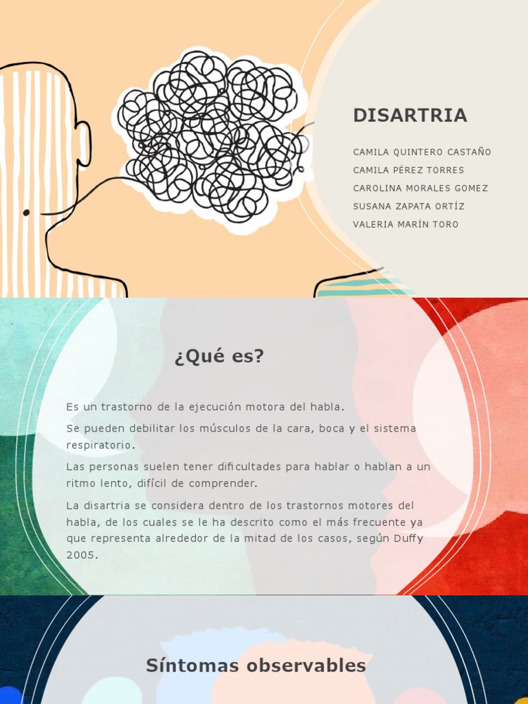 DISARTRIA | PDF | Medicina CLINICA | Sistema nervioso