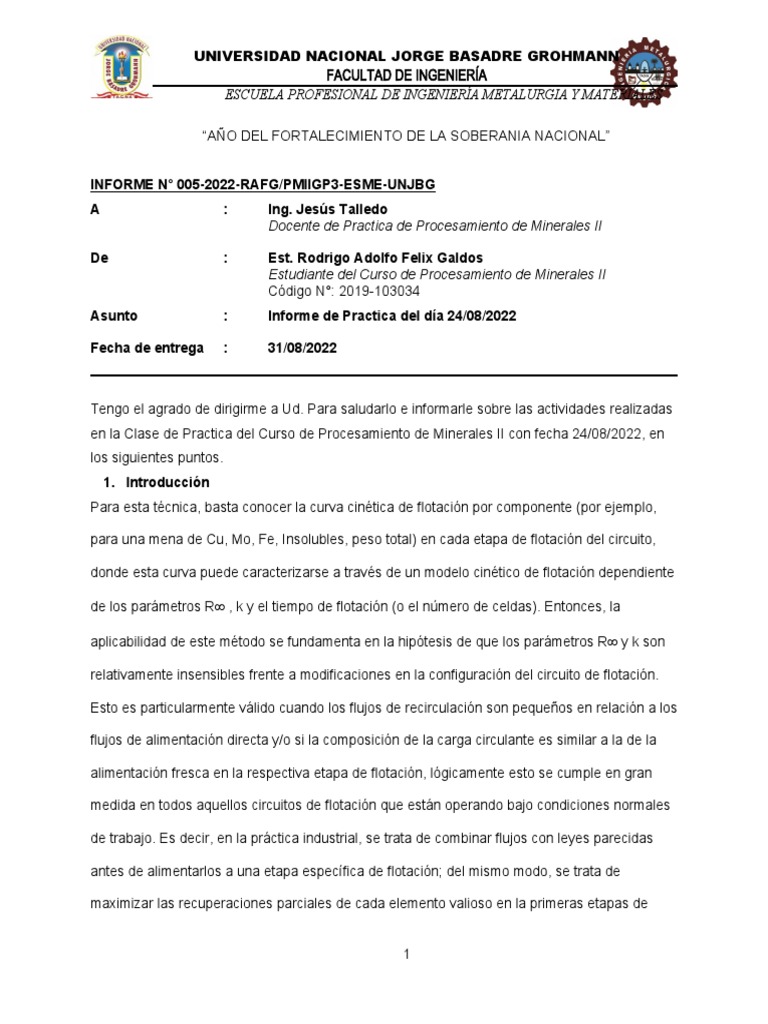 Informe 5 | PDF | Ingeniería | Metalurgia
