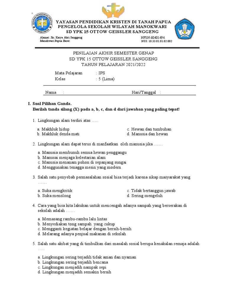 Soal Mapel Ips | PDF