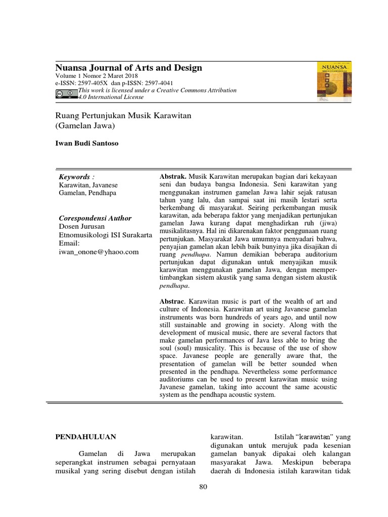 Gamelan Jurnal | PDF