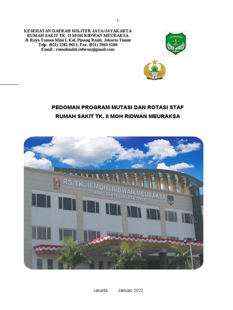 Pedoman Program Mutasi Dan Rotasi Tenaga Keperawatandoc PDF | PDF