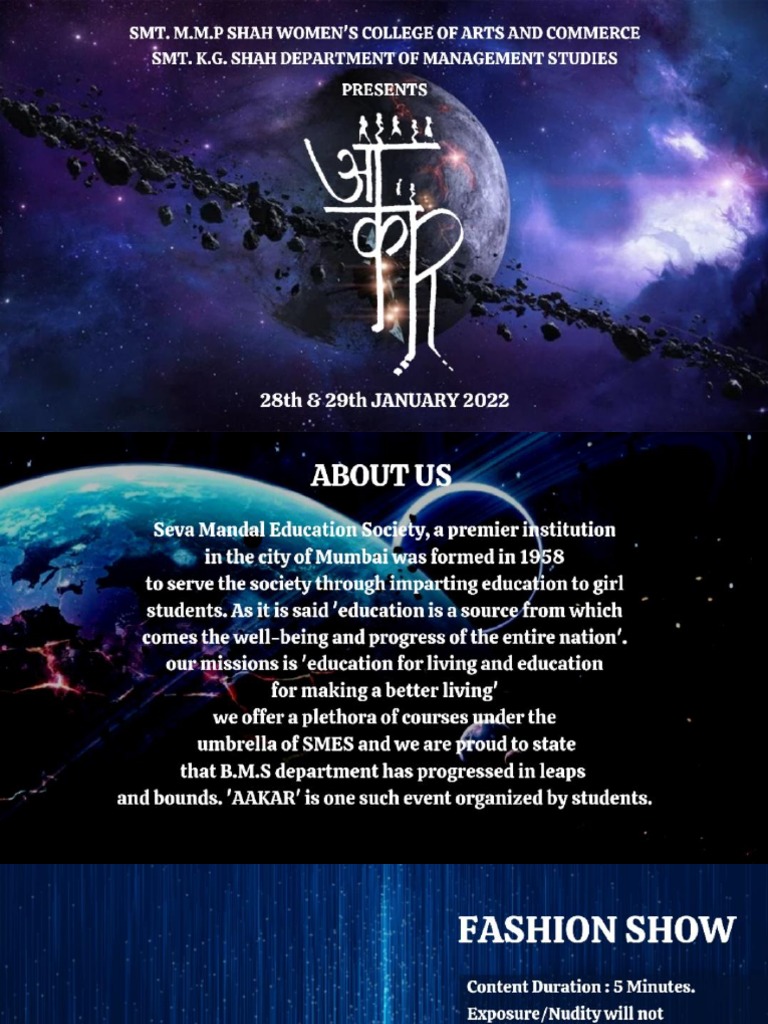 Aakar 2022 BROCHURE | PDF