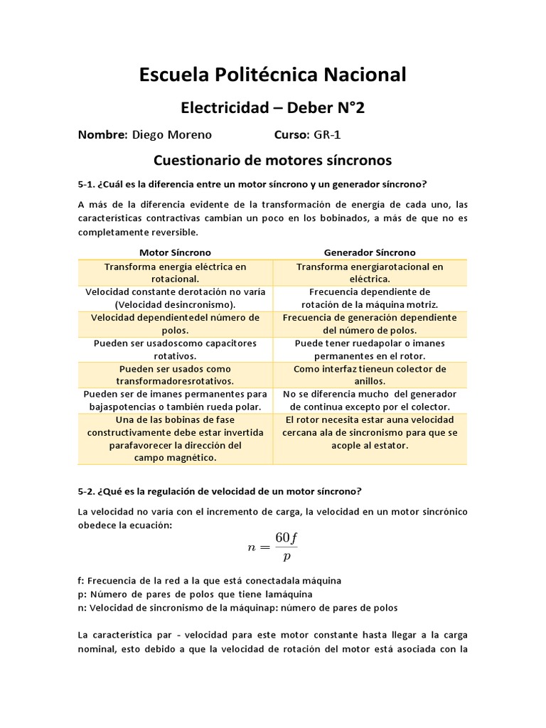 Máquinas Electricas Preguntas | PDF | Generador eléctrico | Energia electrica