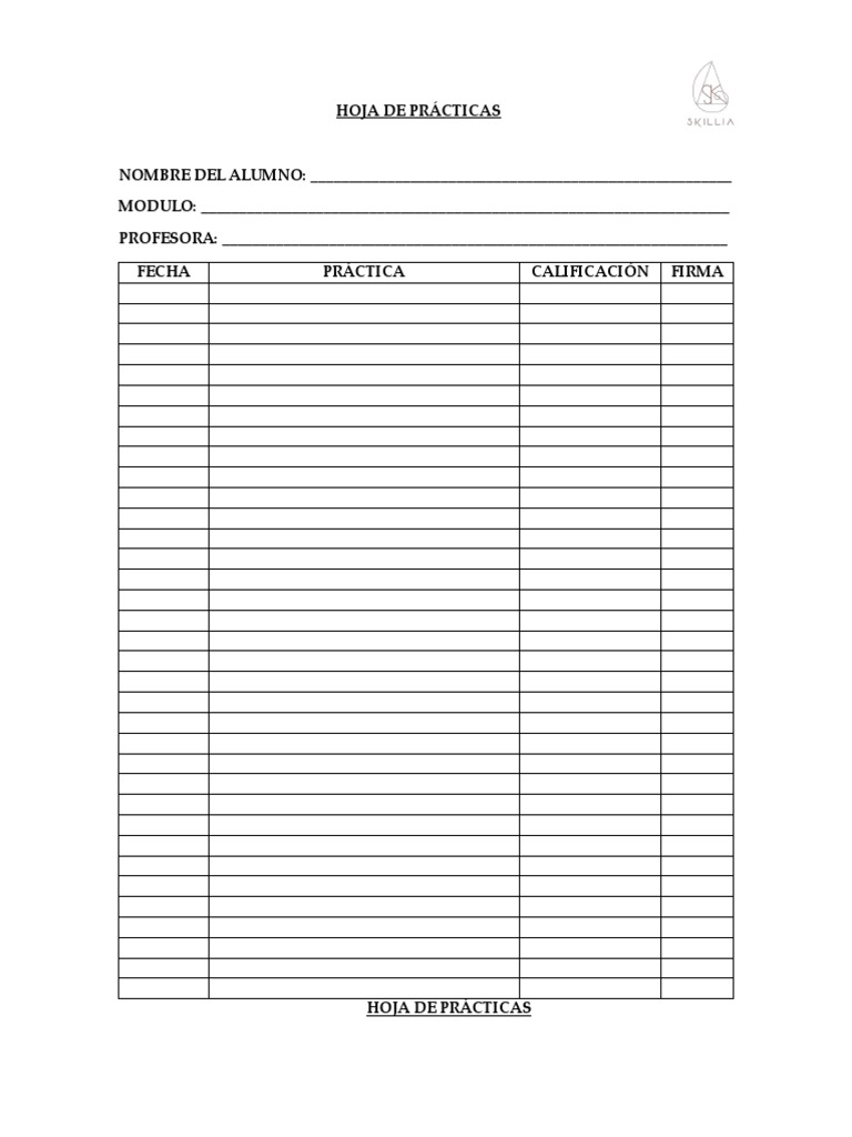 HOJA DE PRÁCTICAS | PDF