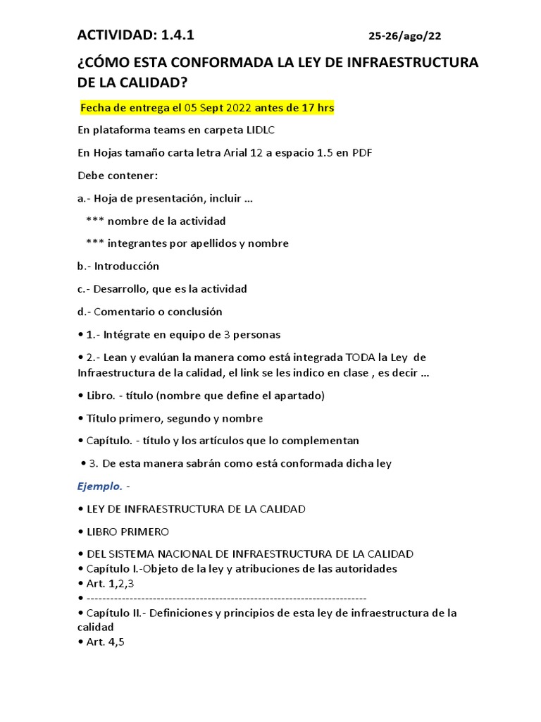 ACTIVIDAD 1.4.1 en Equipo-1 | PDF