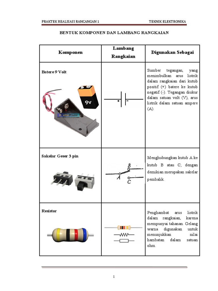 Buku Praktek Rancangan Elektronika | PDF