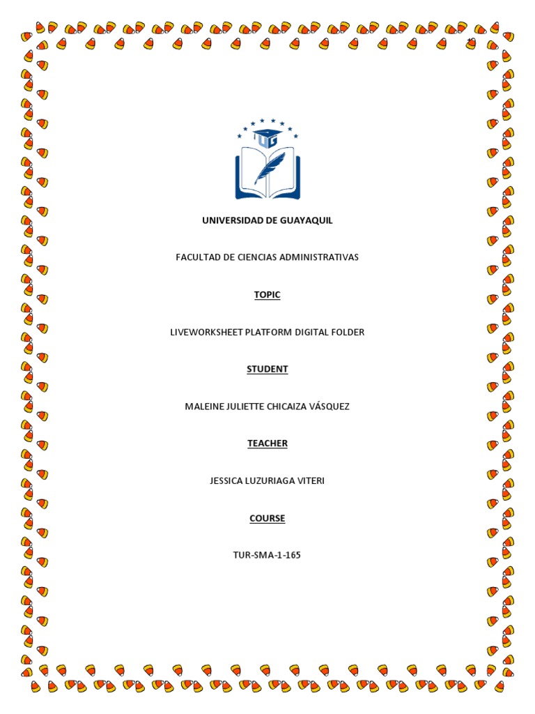 LiveWorksheet Digital Folder Guide | PDF
