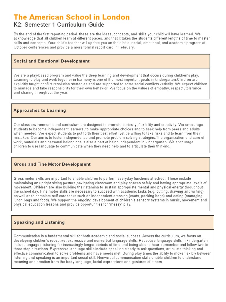 K2 Curriculum | PDF | Teaching Mathematics | Communication