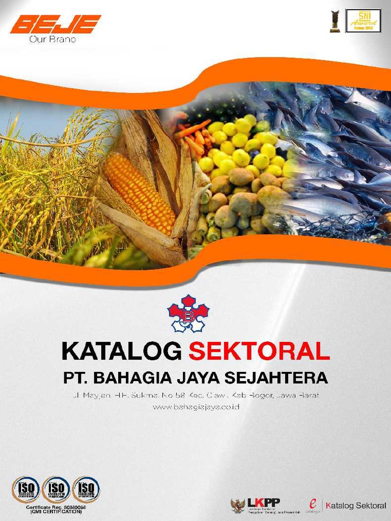Katalog Sektoral 2022 PT BJS | PDF