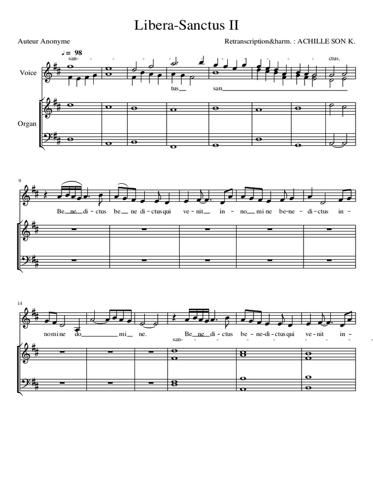 Libera Sanctus | PDF