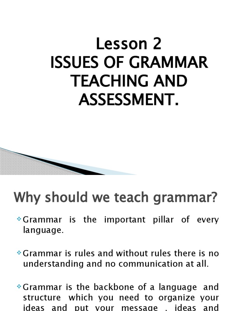 #2teaching and Assessment of Grammar | PDF | Teaching Method | Learning