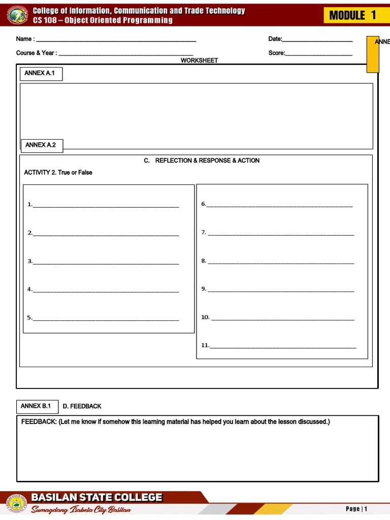 CS 108 - Object Oriented Programming | PDF