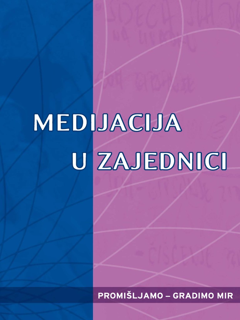 Medijacija U Zajednici | PDF