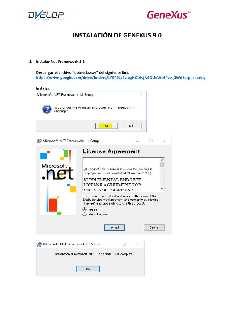 Instalación de Genexus 9 | PDF