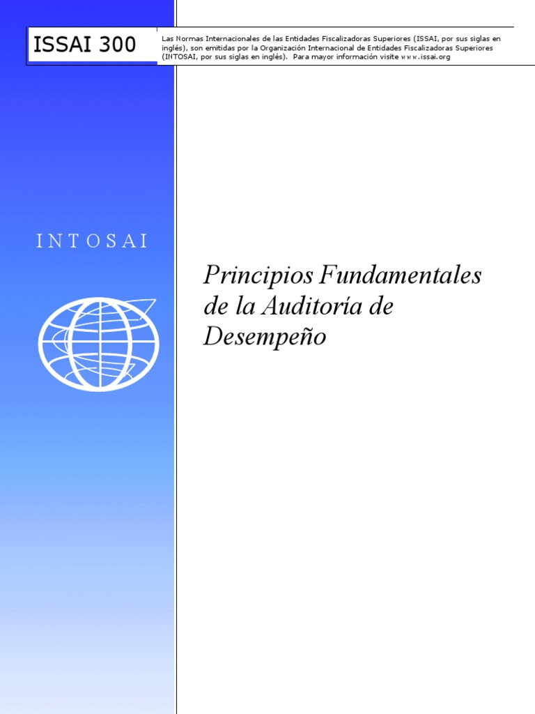 Issai 300 | PDF | Auditoría | Calidad (comercial)