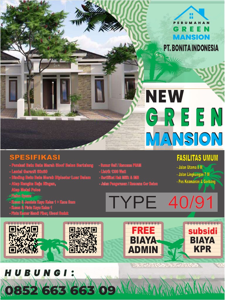 Green Living in New Green Mansion | PDF