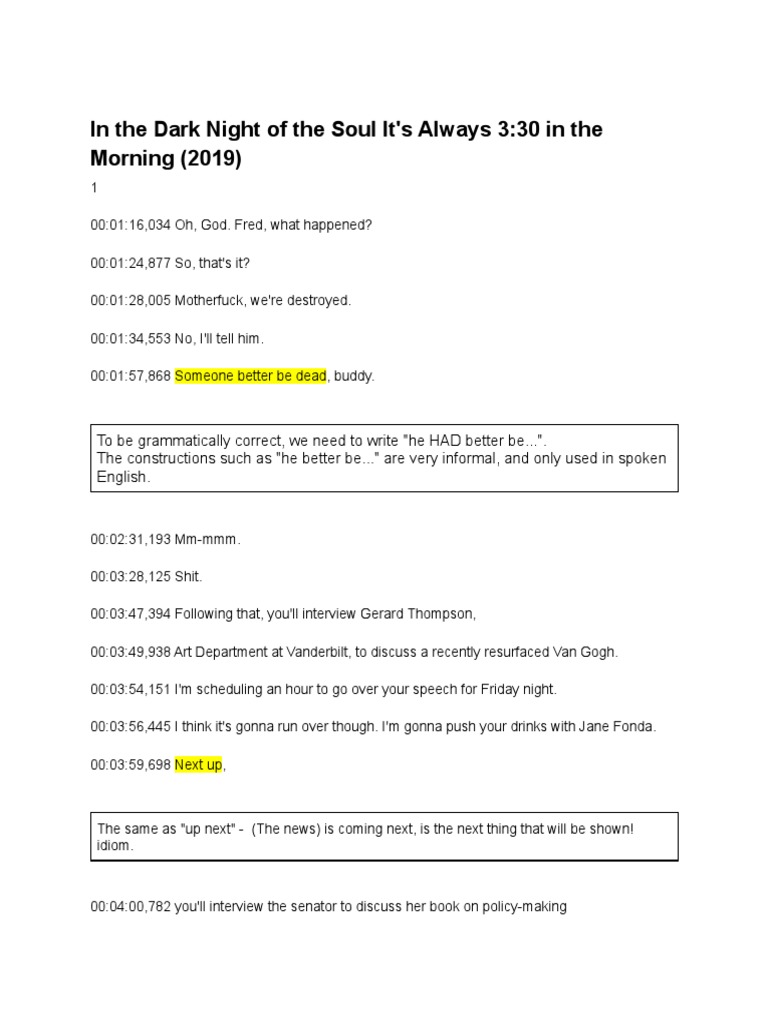 The Morning Show Episode 1 Script | PDF | Nielsen Ratings
