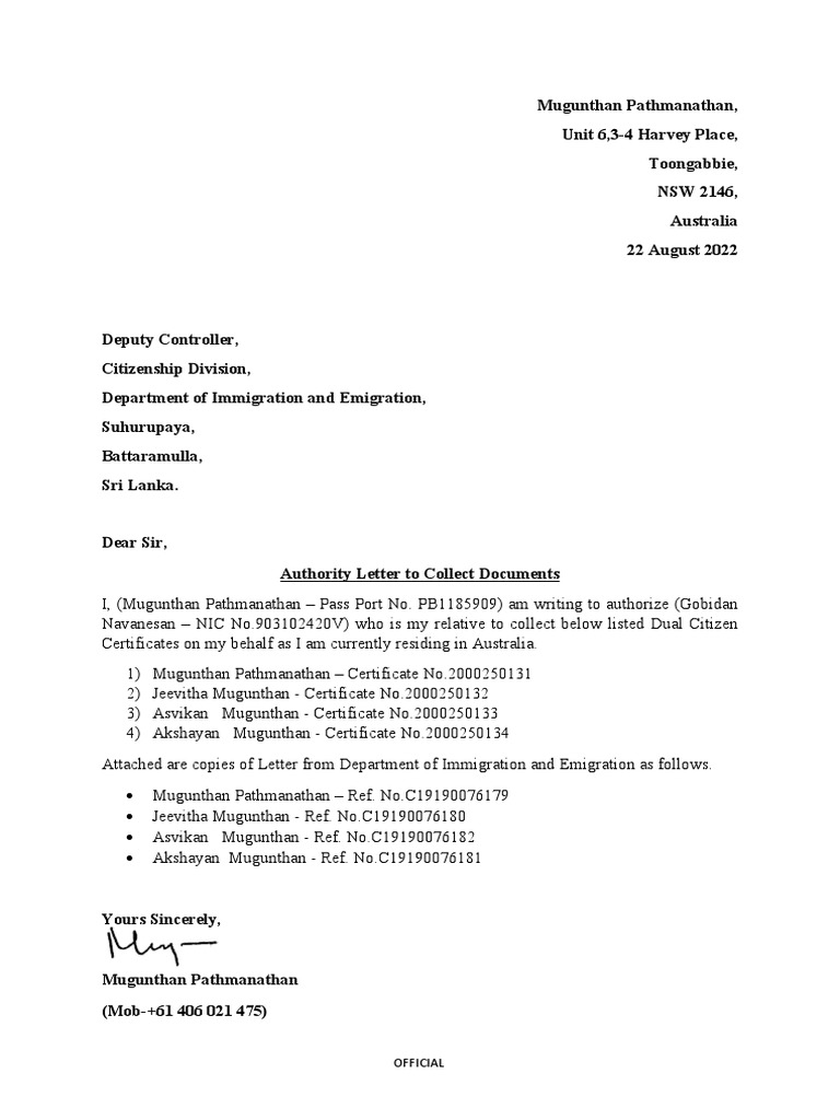 Dual Citizen Ship Certificate Collection | PDF | Travel Visa | Immigration