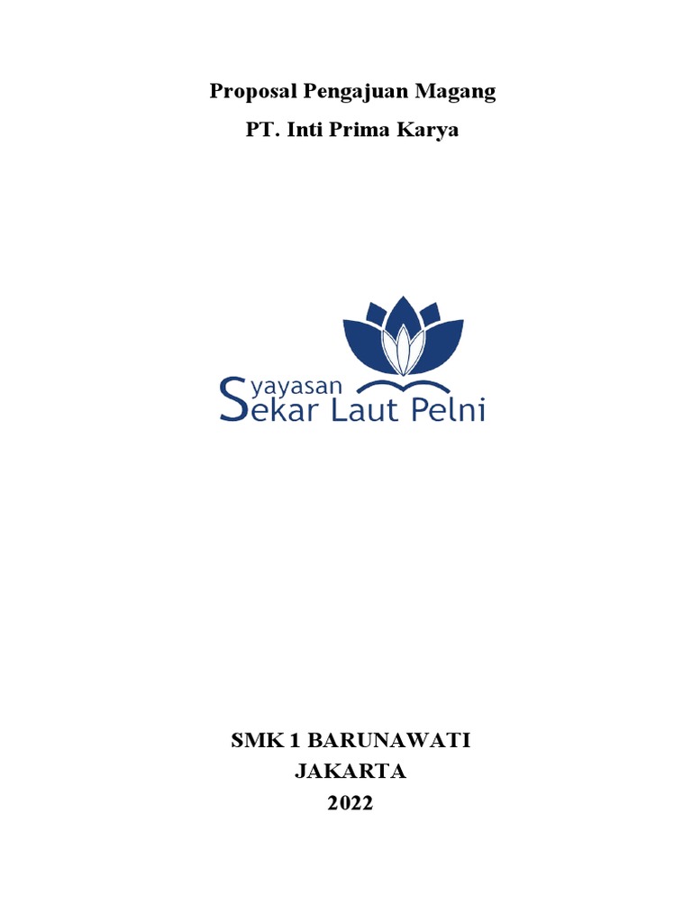Proposal Pengajuan Magang | PDF