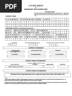 SEC Cover Sheet For AFS | PDF | Business | Government