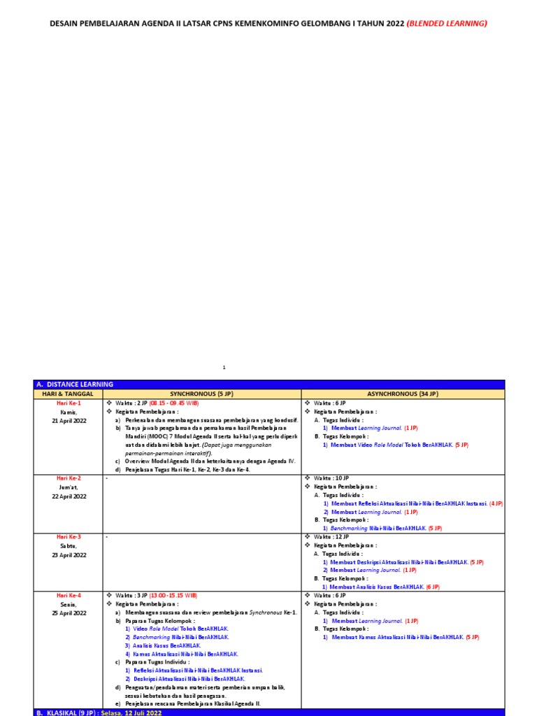 Agenda II CPNS Kemendikbud | PDF