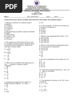 Gen. Math 1st Quarter Exam | PDF | Function (Mathematics ...