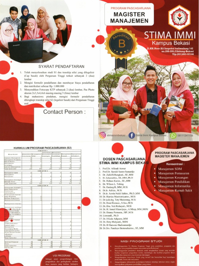 Brosur S2 Stima Immi | PDF