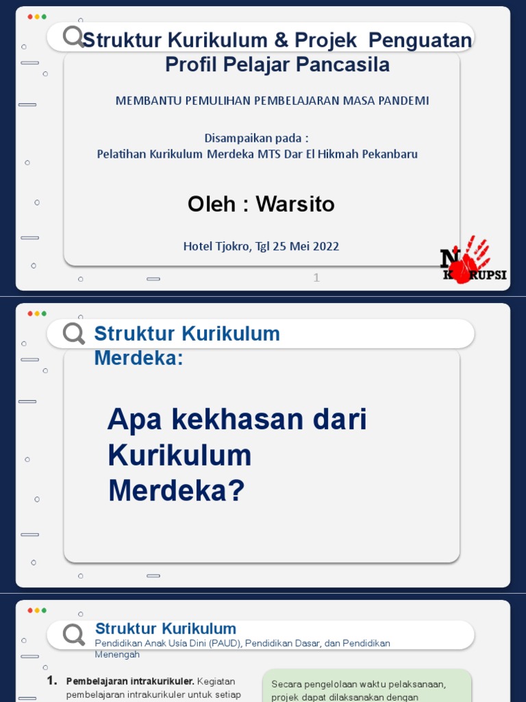 2b. Struktur Kurikulum Dan P5 | PDF | Karier & Perkembangan