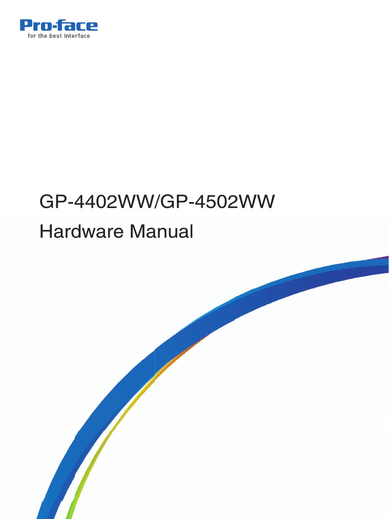 Proface Gp4502ww Manual Pdf Usb Computer Engineering